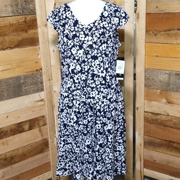Perceptions New York | Dresses | Womens Perceptions New York Navywhite ...